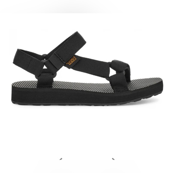 Teva | Shoes | Teva Black Strappy Sandals | Poshmark